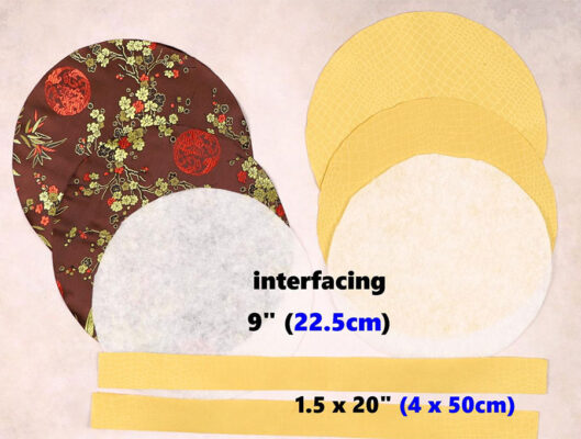 2 Fabric Circles Gift - Stunning Gift YOU Can Sew ⋆ Hello Sewing