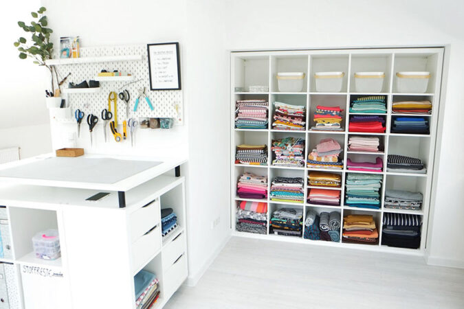 Sewing Room Ideas – Functional And Pretty To Boost Productivity ⋆ Hello ...