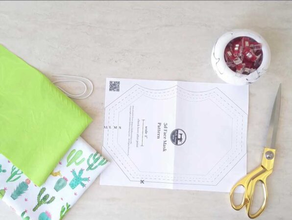 3D Face Mask DIY - How To Make A Simple 3D Mask At Home ⋆ Hello Sewing