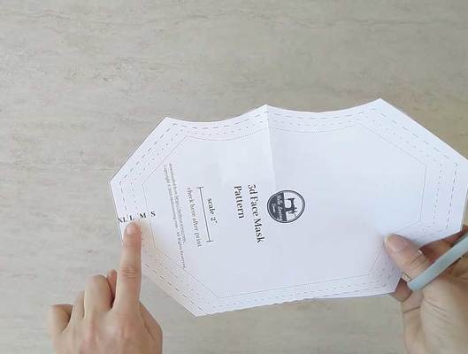 3D Face Mask DIY - How To Make A Simple 3D Mask At Home ⋆ Hello Sewing