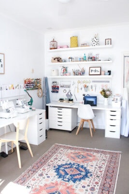 Sewing Room Ideas – Functional And Pretty To Boost Productivity ⋆ Hello ...