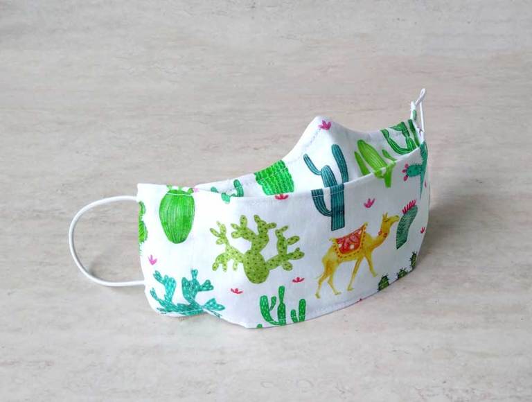 3D Face Mask DIY - How To Make A Simple 3D Mask At Home ⋆ Hello Sewing