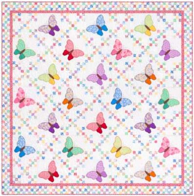 25+ Free Butterfly Quilt Patterns And Butterfly Block Templates ⋆ Hello ...