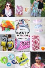 25+ Easy Back To School Sewing Projects With Free Patterns And ...