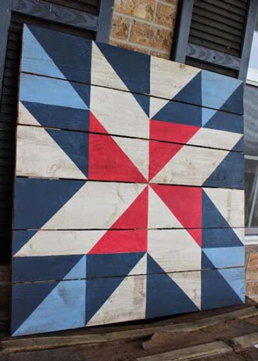 Inspiring Barn Quilt Patterns - Easy And Fun To Make ⋆ Hello Sewing