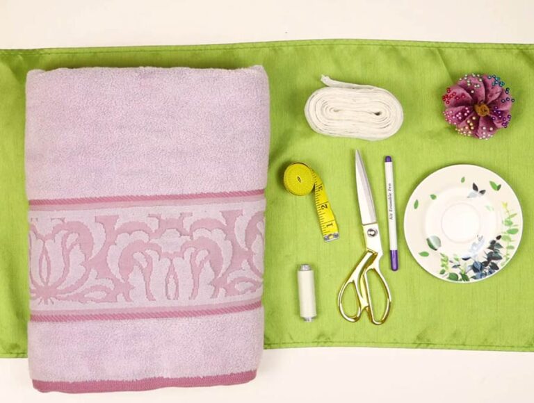 Diy Beach Towel Cover Up Without A Pattern ⋆ Hello Sewing