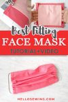 Best FITTING Face Mask With Size Calculations For Custom Fit ⋆ Hello Sewing