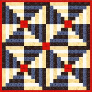 Log Cabin Quilt Patterns ⋆ Hello Sewing