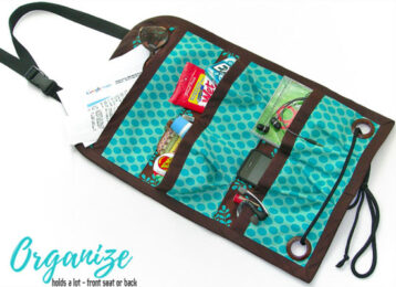 20+ Clever Car Organizer Sewing Patterns // Free Patterns For A Clutter ...
