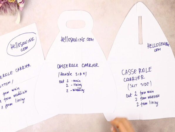 DIY Casserole Carrier (Insulated Food Carrier) With Free Pattern ⋆ ...