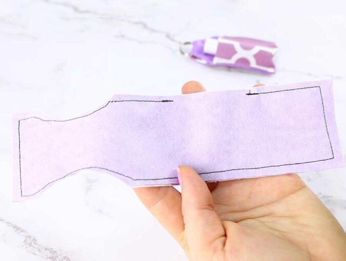 DIY Chapstick Holder Keychain / Lip Balm Holder Tutorial ⋆ Hello Sewing