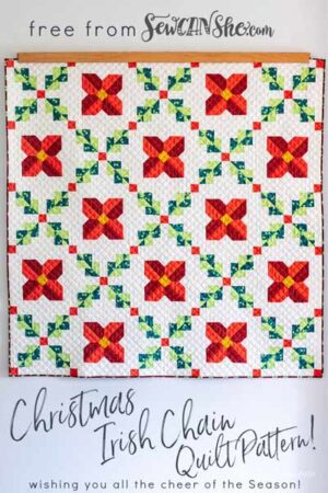 20+ Irish Chain Quilt Patterns - Free And Easy To Whip Up ⋆ Hello Sewing