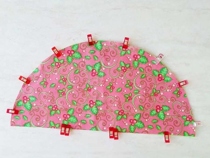 DIY Christmas Tree Napkins Tutorial And FREE Pattern ⋆ Hello Sewing