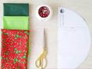 DIY Christmas Tree Napkins Tutorial And FREE Pattern ⋆ Hello Sewing