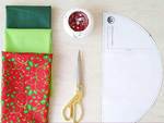 DIY Christmas Tree Napkins Tutorial And FREE Pattern ⋆ Hello Sewing