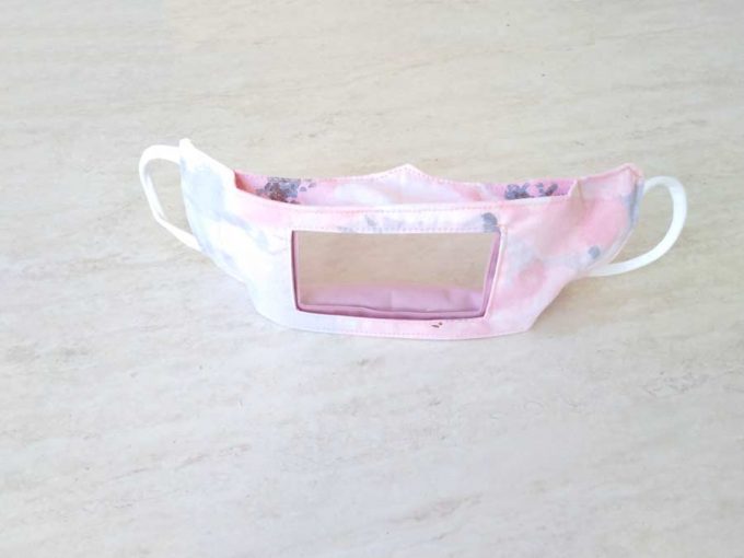 3D Clear Face Mask With REMOVABLE Window For The Deaf / Hard Of Hearing ...