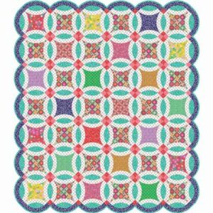 Free Double Wedding Ring Quilt Patterns ⋆ Hello Sewing
