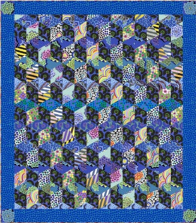 Tumbling Blocks Quilts Patterns [Traditional Methods And Modern Twists ...