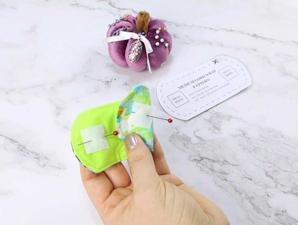 DIY Fabric Cord Keeper - Cord Wrap Template In 3 Sizes ⋆ Hello Sewing