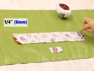 DIY Cutlery Pouch With A Napkin - Foolproof Tutorial ⋆ Hello Sewing