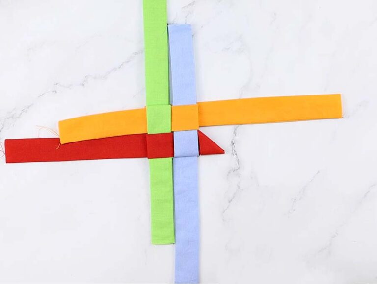 How To Make A Froebel Star - Danish Christmas Star Ornament With Fabric ...