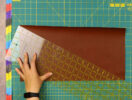 DIY Diagonal Zipper Pouch With Just 2 Seams (so Easy!) ⋆ Hello Sewing