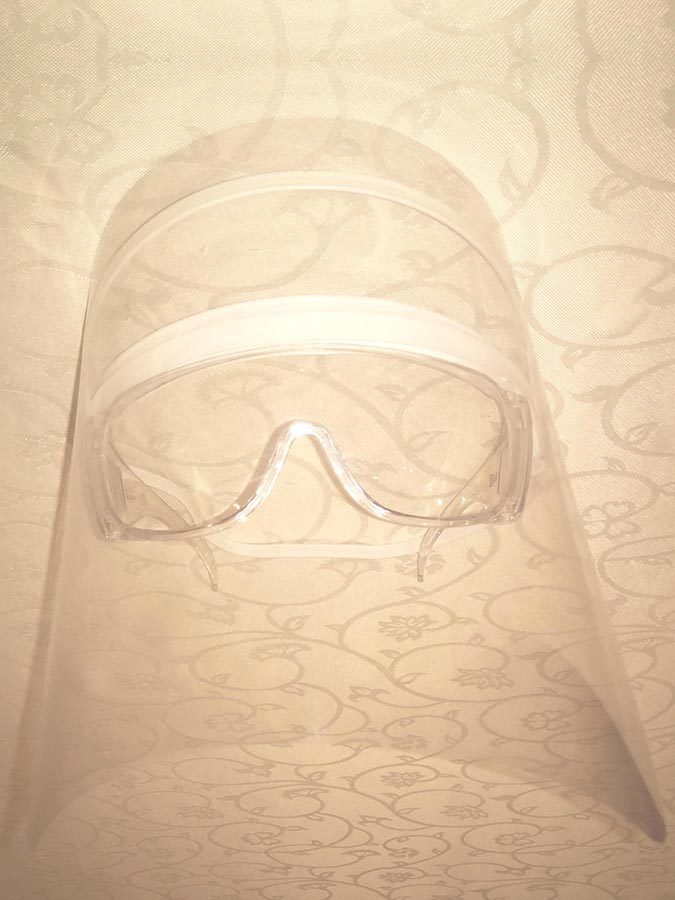 Homemade Face Shield With Household Materials (Step By Step Photo Tutorial)