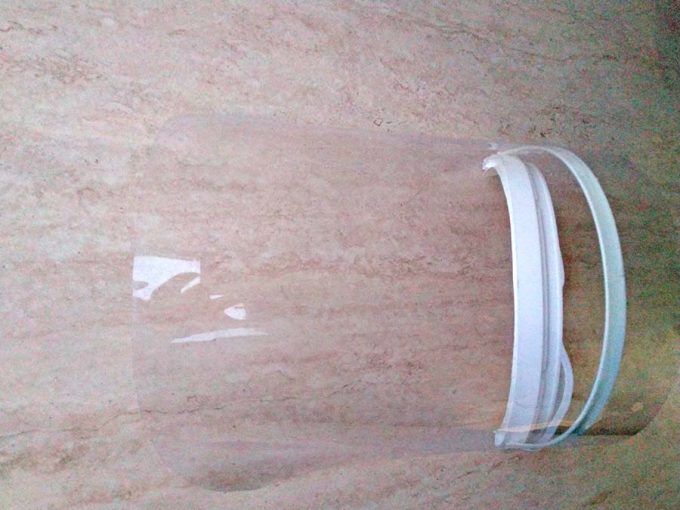 Homemade Face Shield With Household Materials (Step By Step Photo Tutorial)