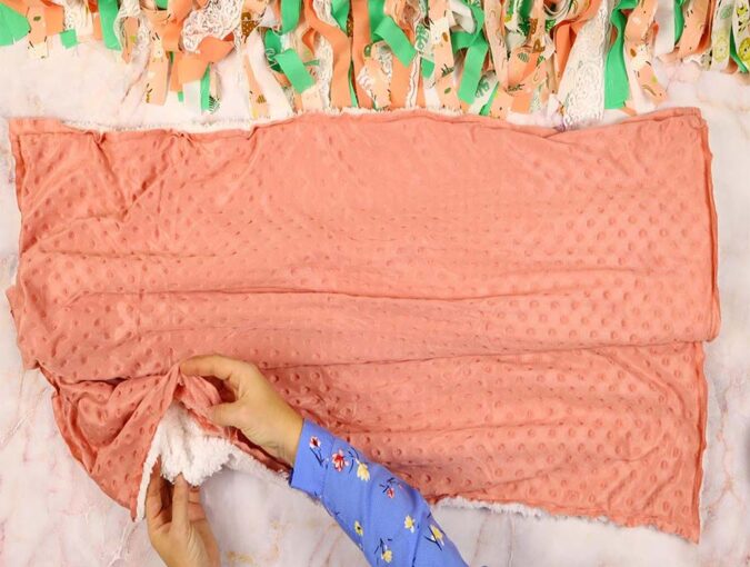 How To Make A Baby Blanket - Pattern In Several Sizes ⋆ Hello Sewing