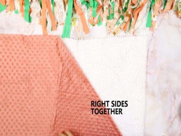 How To Make A Baby Blanket - Pattern In Several Sizes ⋆ Hello Sewing