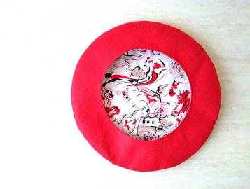 How To Make A Beret (FREE French Beret Hat Pattern + VIDEO) ⋆ Hello Sewing