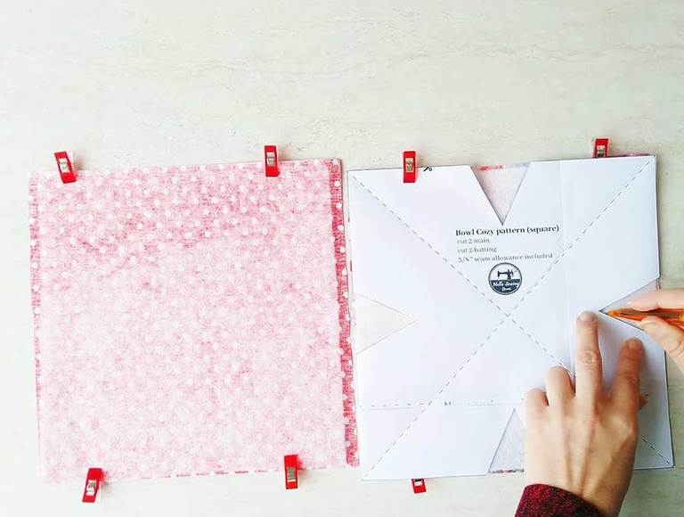 How To Make: Soup Bowl Cozy Pattern And VIDEO Tutorial ⋆ Hello Sewing