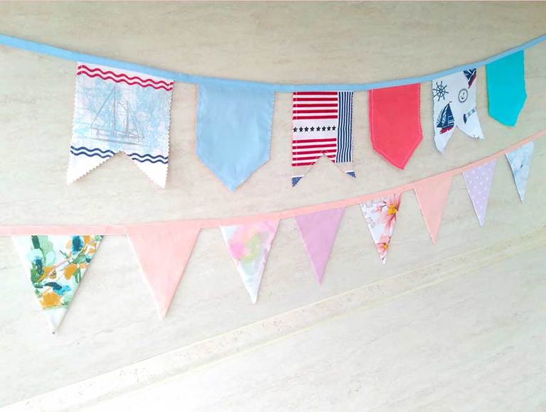 How To Make Bunting | FREE Bunting Banner Template And VIDEO ⋆ Hello Sewing
