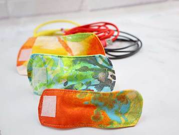 DIY Fabric Cord Keeper - Cord Wrap Template In 3 Sizes ⋆ Hello Sewing