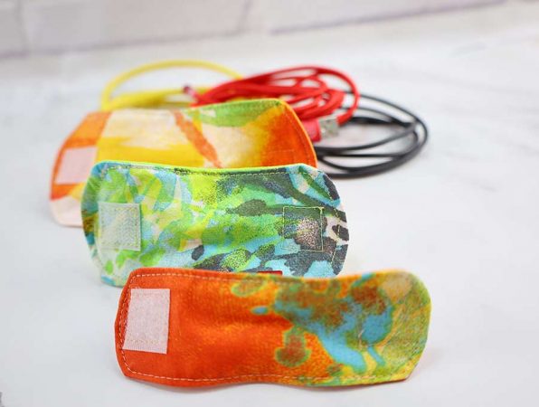 DIY Fabric Cord Keeper - Cord Wrap Template In 3 Sizes ⋆ Hello Sewing