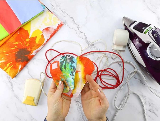 DIY Fabric Cord Keeper - Cord Wrap Template In 3 Sizes ⋆ Hello Sewing