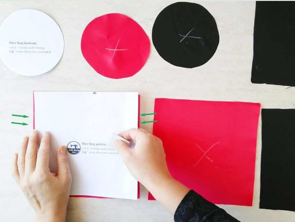 Free DIY Dice Bag Pattern And Video Tutorial (It's Reversible!) ⋆ Hello ...