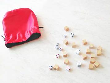 Free DIY Dice Bag Pattern And Video Tutorial (It's Reversible!) ⋆ Hello ...