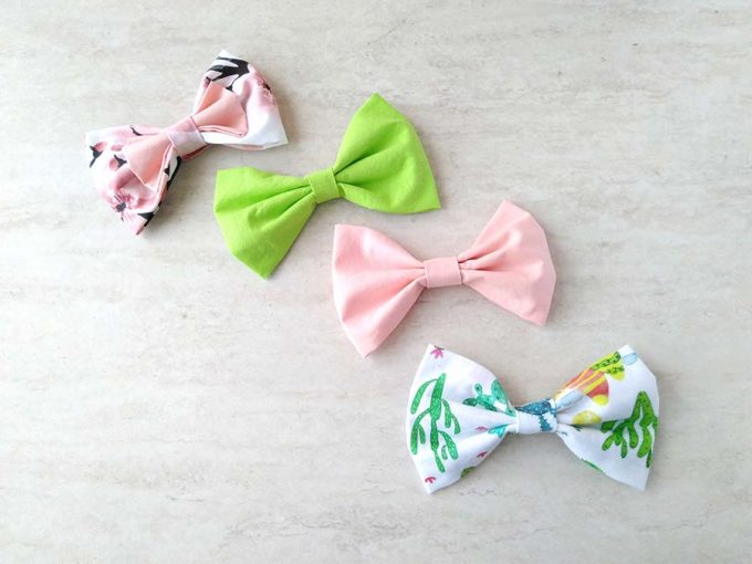 How To Make Fabric Bows | DIY Fabric Bow Tutorial ⋆ Hello Sewing