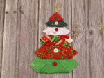 Festive Fabric Christmas Tree Door Ornament [Christmas Tree Decoration ...