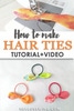 DIY Hair Ties | How To Make Hair Ties {FREE Pattern} ⋆ Hello Sewing