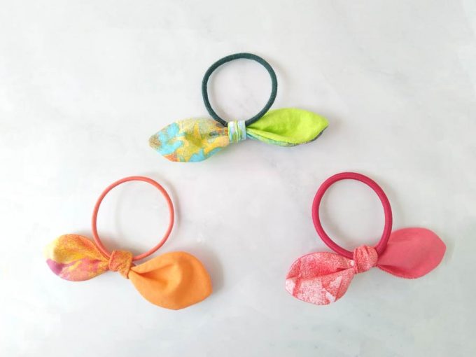 DIY Hair Ties | How To Make Hair Ties {FREE Pattern} ⋆ Hello Sewing