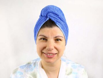 DIY Hair Towel Wrap Pattern And VIDEO Tutorial ⋆ Hello Sewing