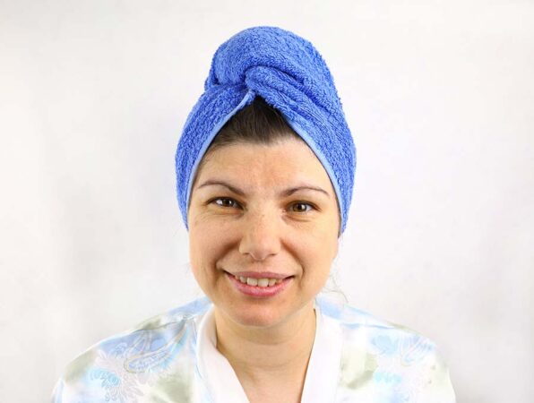 DIY Hair Towel Wrap Pattern And VIDEO Tutorial ⋆ Hello Sewing