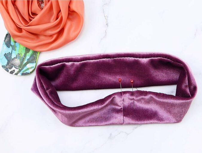 How To Sew A Headband - Easy Stretchy Headband Tutorial ⋆ Hello Sewing