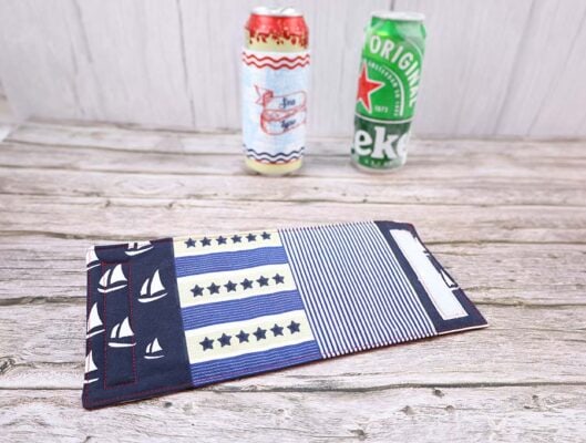 How To Make A Koozie With Free Pattern Template (VIDEO) // DIY Can Cozy ...