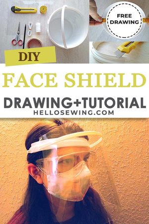Homemade Face Shield With Household Materials (Step By Step Photo Tutorial)
