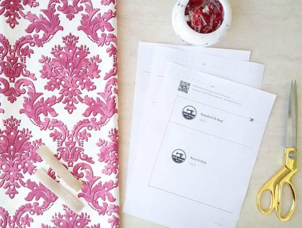 DIY Reusable Snack Bags And Sandwich Bags [FREE PATTERN + VIDEO] ⋆ ...