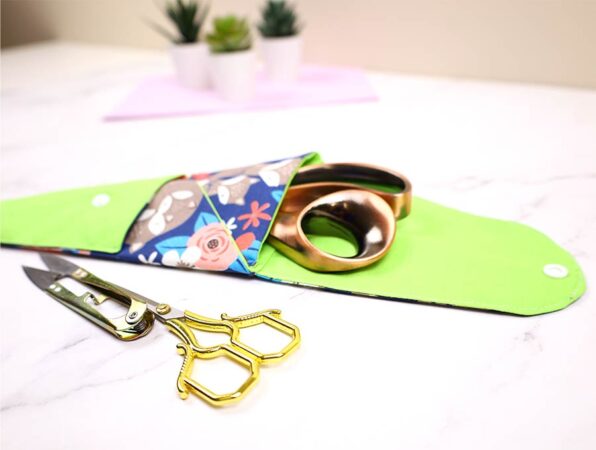 DIY Fabric Scissors Holder With FREE Scissors Case Pattern ⋆ Hello Sewing
