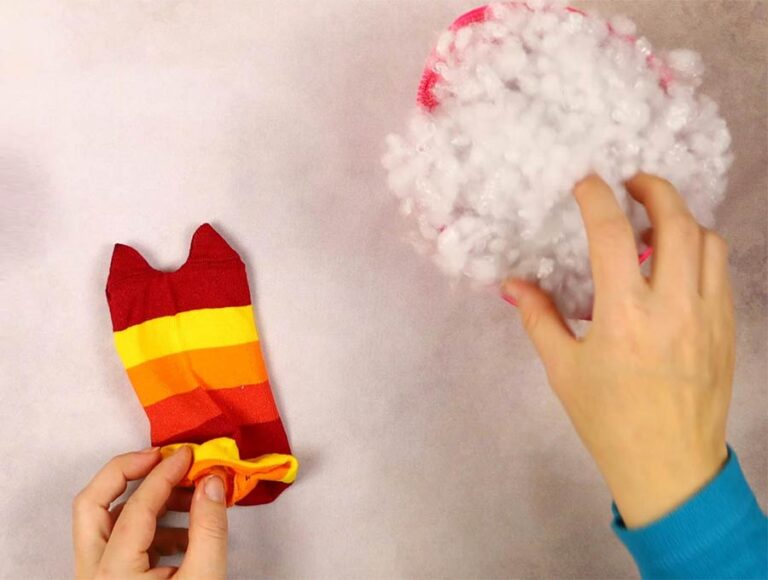 How To Make A Cat Plush Diy Sock Kittens ⋆ Hello Sewing